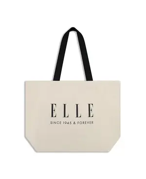 ELLE COLLECTION Printed Oversized Tote Bag