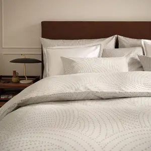 SCHLOSSBERG Yael Jacquard Sham, Standard - Light Beige