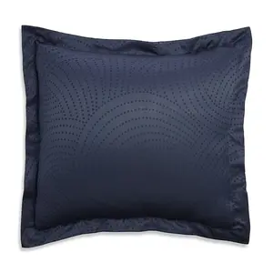 SCHLOSSBERG Yael Jacquard Sham, Euro - Dark Bleu