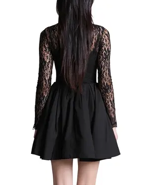 Bcbgmaxazria Stretch Lace Bubble Dress