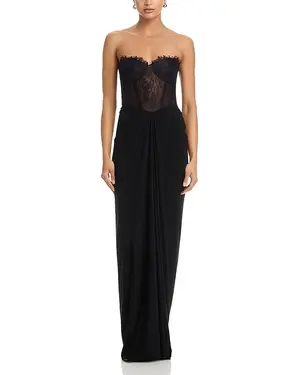 Bcbgmaxazria Joey Gown - Black