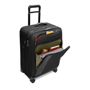 Briggs & Riley Expandable Spinner Checked Bag - Black