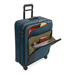 Briggs & Riley Expandable Spinner Checked Bag - Ocean