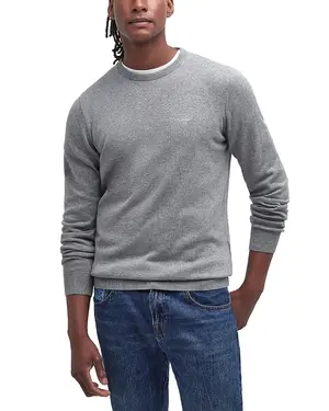 Barbour Slim Fit Crewneck Sweater - Grey