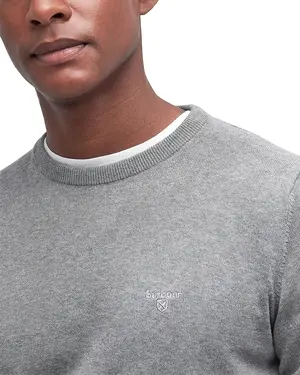 Barbour Slim Fit Crewneck Sweater - Grey