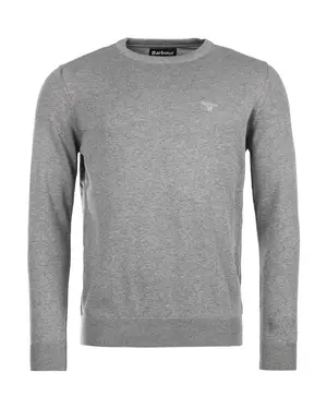 Barbour Slim Fit Crewneck Sweater - Grey