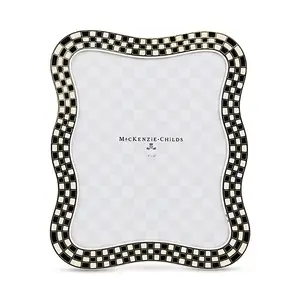 MACKENZIE-CHILDS Wavy Check Silver Plated Frame, 8 X 10 - No Color