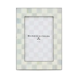 MACKENZIE-CHILDS Sterling Check Silver Plated Frame, 4 X 6 - No Color