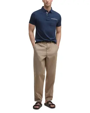 Barbour Premium Short Sleeve Corpatch Polo Shirt - Navy
