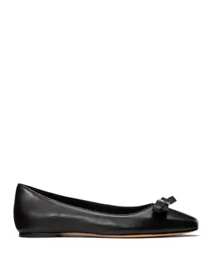 Kate Spade New York Deco Bow Ballet Flats - Black