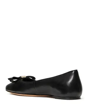 Kate Spade New York Deco Bow Ballet Flats - Black