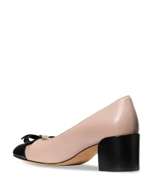 Kate Spade New York Deco Bow Ballet Pumps - Pale Vellum/black