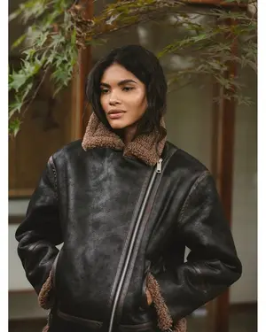 French Connection Faux Shearling Jacket