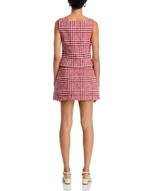 French Connection Houndstooth Mini Skirt