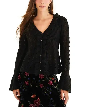 Women's Ruffled Lace Cardigans