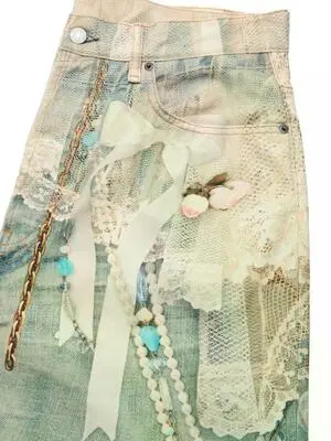 Acne Studios Lace-embellished Shorts