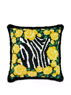 Dolce & Gabbana Embroidered Medium Cushion - Black
