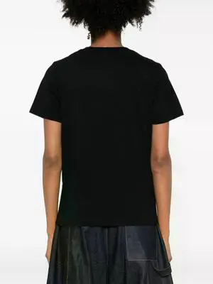 Maison Kitsuné Fox-embroidered Cotton T-shirt