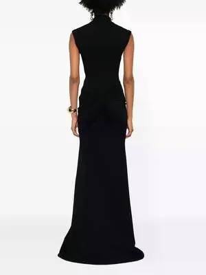 Jacquemus High-neck Maxi Dress