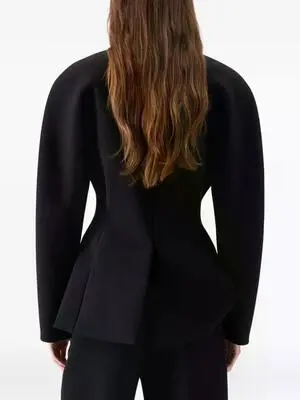 Jacquemus The Ovalo Fitted Jacket - Black