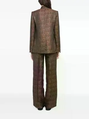 Zadig&Voltaire Paisley-print Mandarin-collar Blazer