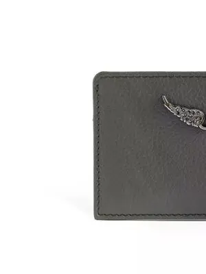 Zadig&Voltaire Leather Cardholder - Grey