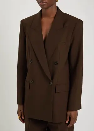 ESSE STUDIOS Onus Double-breasted Woven Blazer