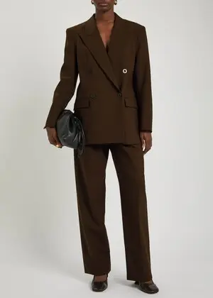 ESSE STUDIOS Onus Double-breasted Woven Blazer