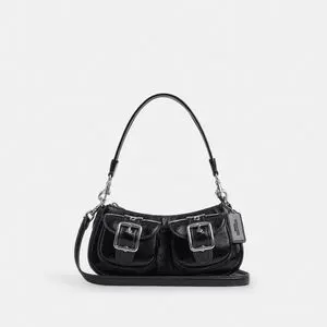 COACH® Ashton Bag - Glazed Leather/silver/black