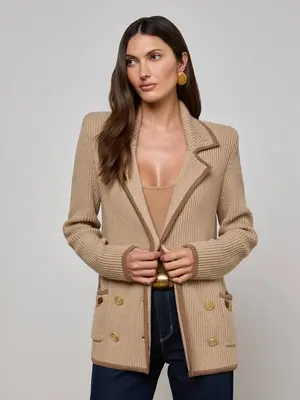 L'Agence Ranch Knit Blazer