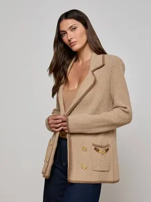 L'Agence Ranch Knit Blazer