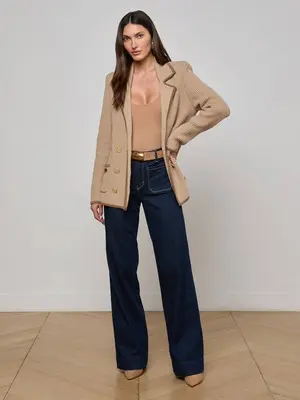 L'Agence Ranch Knit Blazer