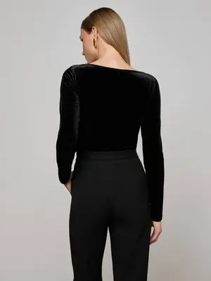 L'Agence Jelena Velvet Top