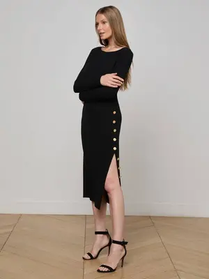 L'Agence Astra Midi Dress