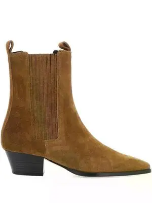 AeydĒ Pointed-toe Ankle Boots - Brown