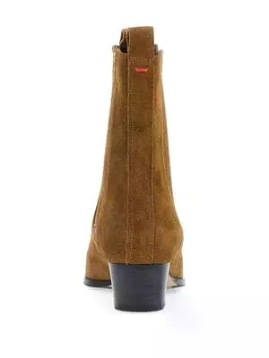AeydĒ Pointed-toe Ankle Boots - Brown