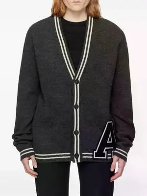 AMBUSH Varsity-letter Wool Cardigan