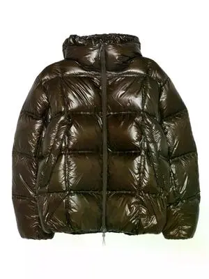 ROA Quilted Hooded Jacket - Green