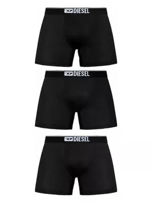 DIESEL® Logo-detail Boxer Shorts - Black