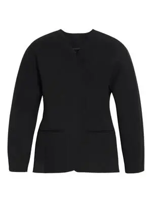 Jacquemus The Ovalo Fitted Jacket - Black