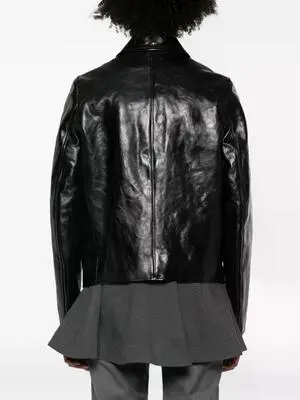 Our Legacy Leather Zip-front Jacket