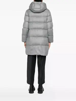 Peserico Quilted Hooded Coat