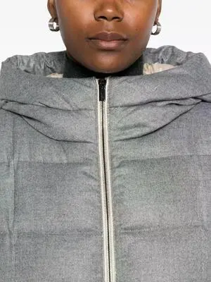 Peserico Quilted Hooded Coat