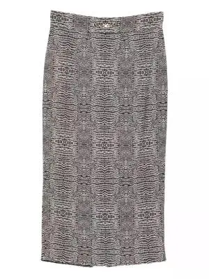 Elisabetta Franchi Printed Pencil Skirt