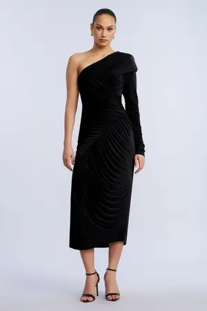 Bcbgmaxazria Jersey Midi Dress