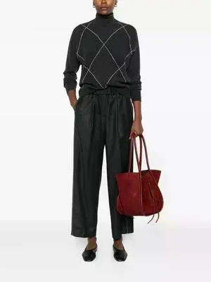 Peserico Side-stripe Trousers