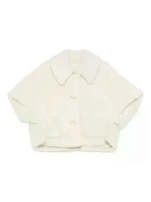 Max Mara Pocket Fleece Jacket - White