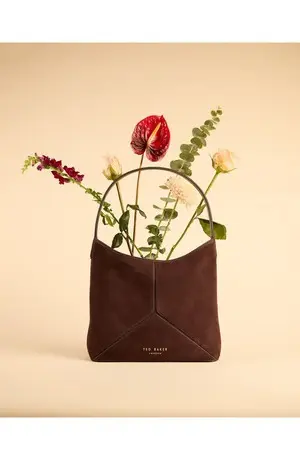 Ted Baker London Leather Tote - Dark Brown