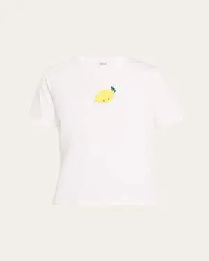 Kule Lemon Graphic T-shirt - White