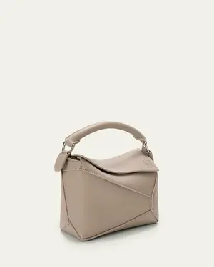 Loewe Puzzle Edge Mini Top-handle Bag - Clay